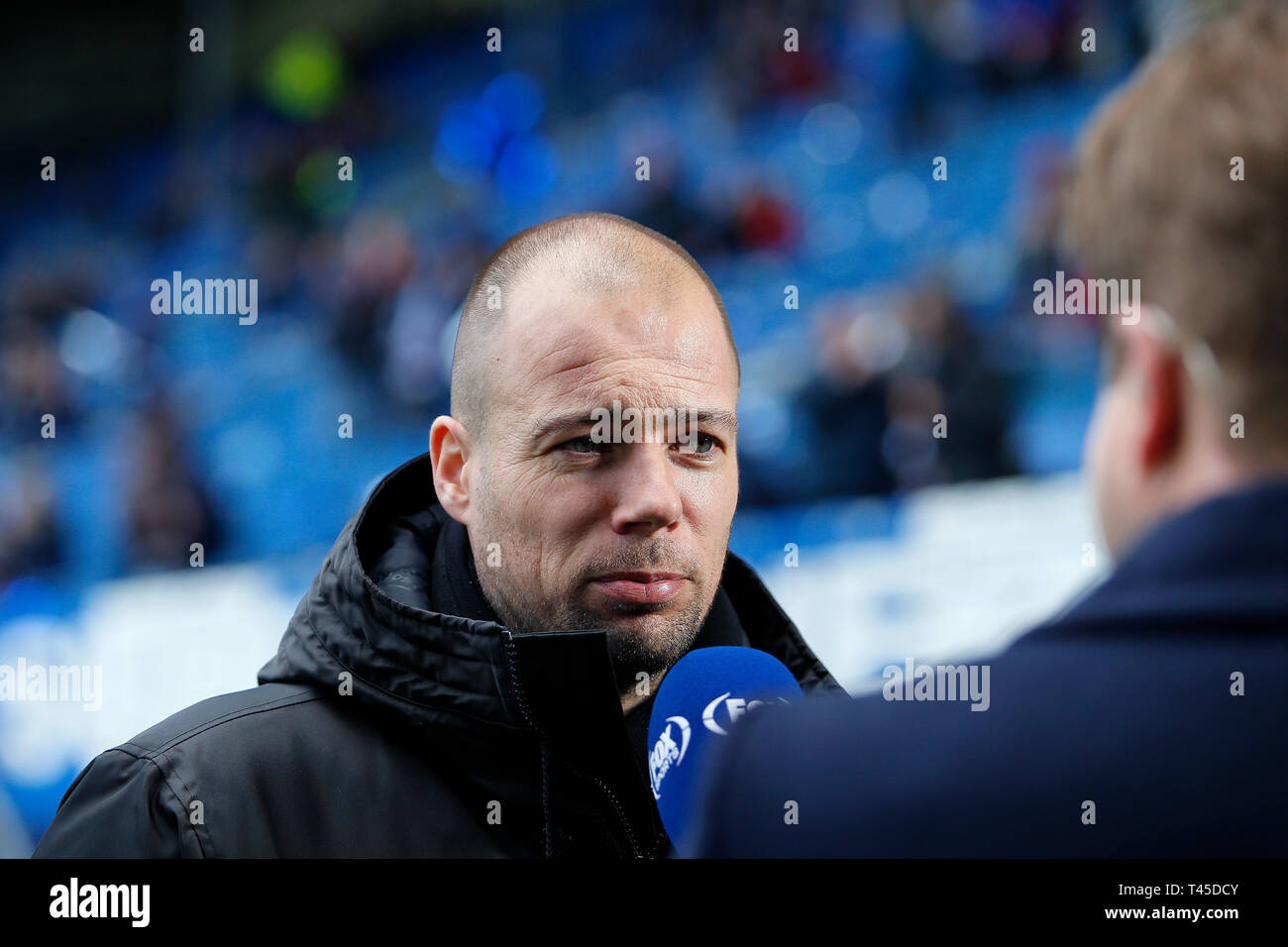 Heerenveen, Netherlands. 14th Apr, 2019. Abe Lenstra Stadium, season ...