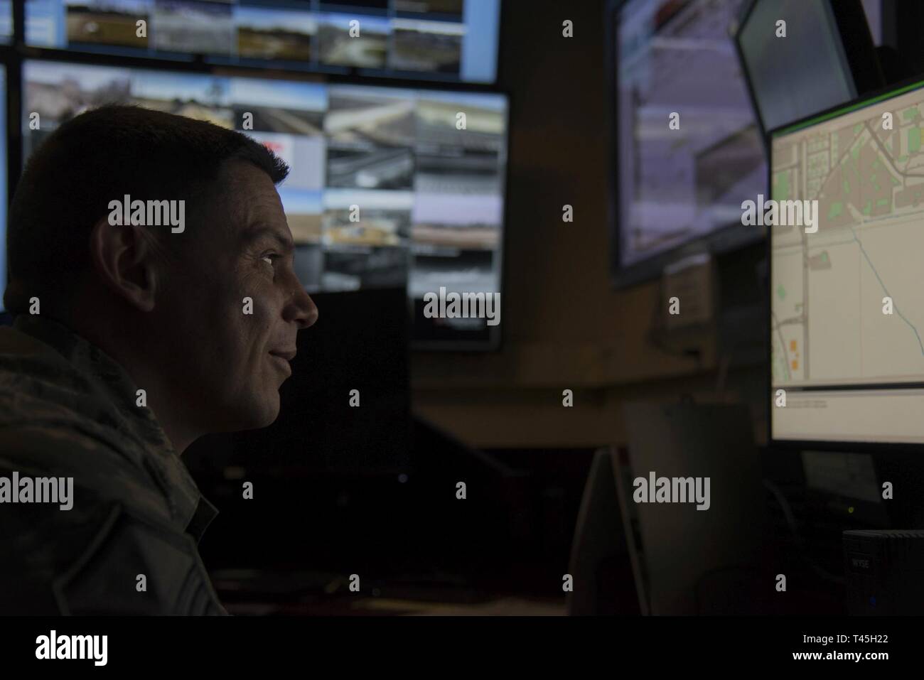 Master Sgt. Aron Luna, 375th Security Forces Squadron logistics ...