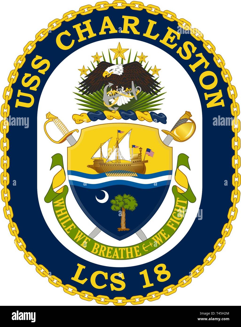 Uss wasp crest hi-res stock photography and images - Alamy