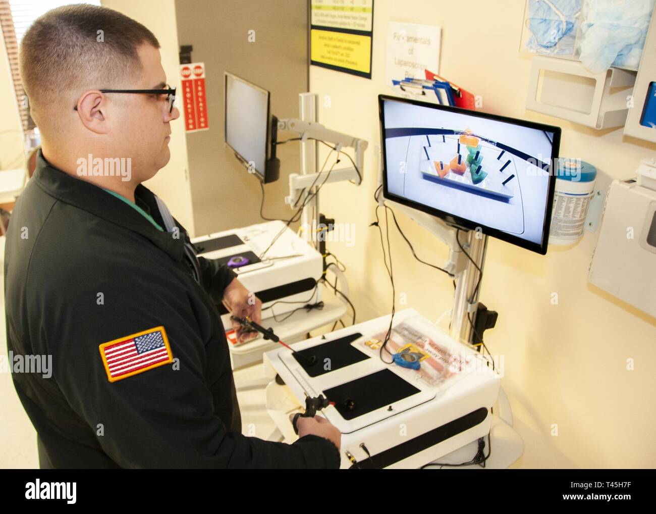 Laparoscopic simulator hi-res stock photography and images - Alamy