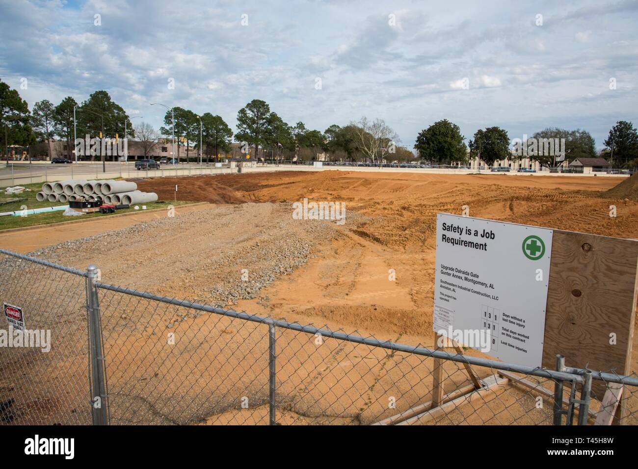 Maxwell AFB, Ala. - Progress photos of on going construction to upgrade ...