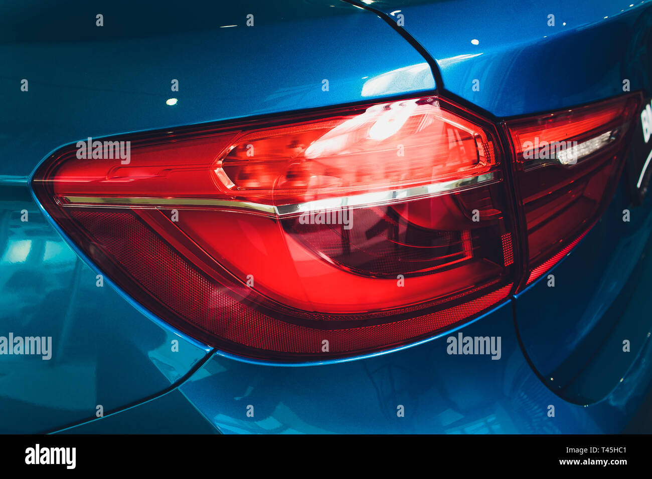 rear car auto in details backlight tail light lamp Stock Photo - Alamy