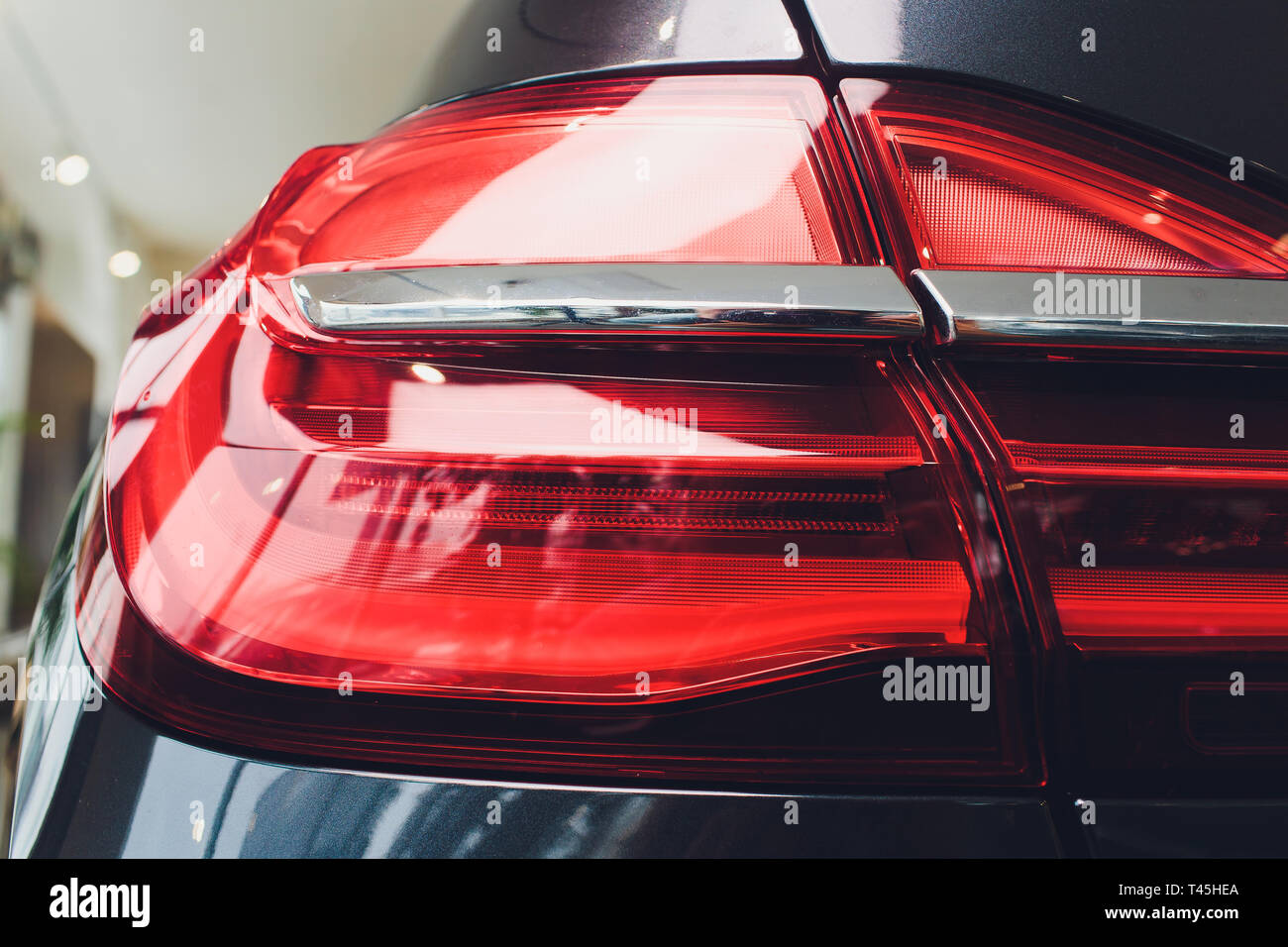 rear car auto in details backlight tail light lamp Stock Photo - Alamy