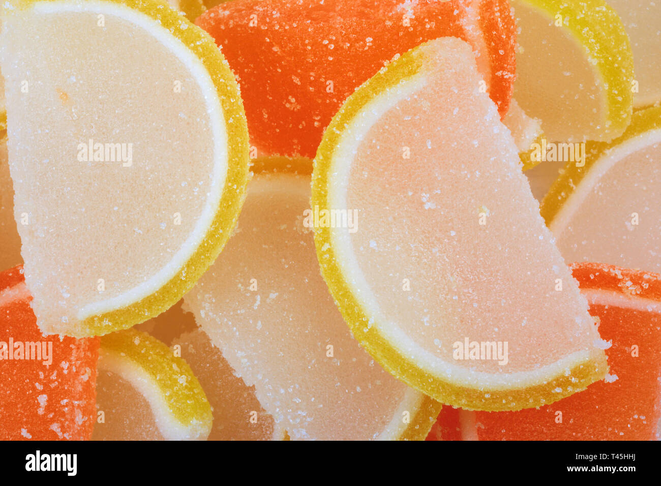 many Multicolor Fruit Jelly Stock Photo - Alamy
