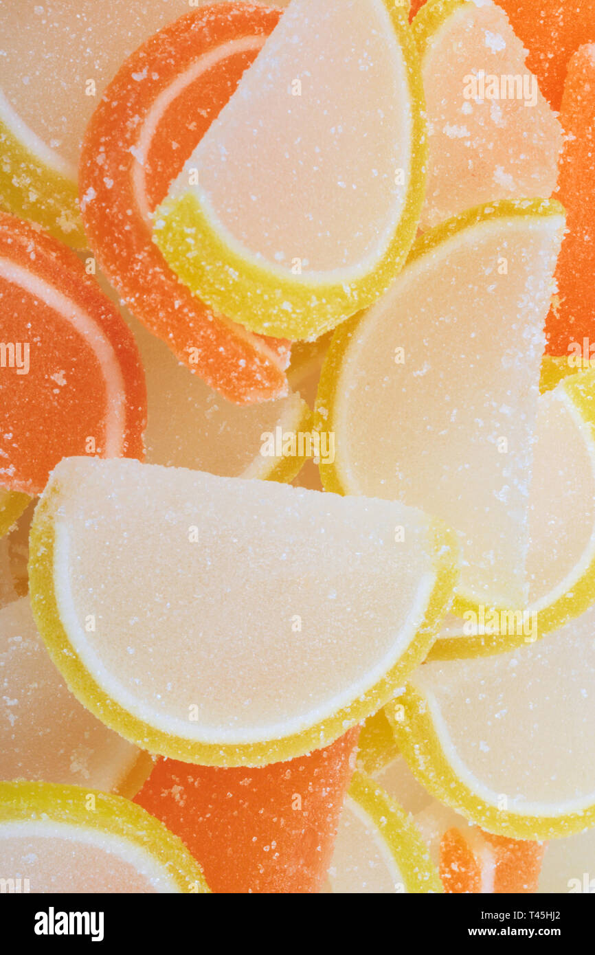 many Multicolor Fruit Jelly Stock Photo - Alamy