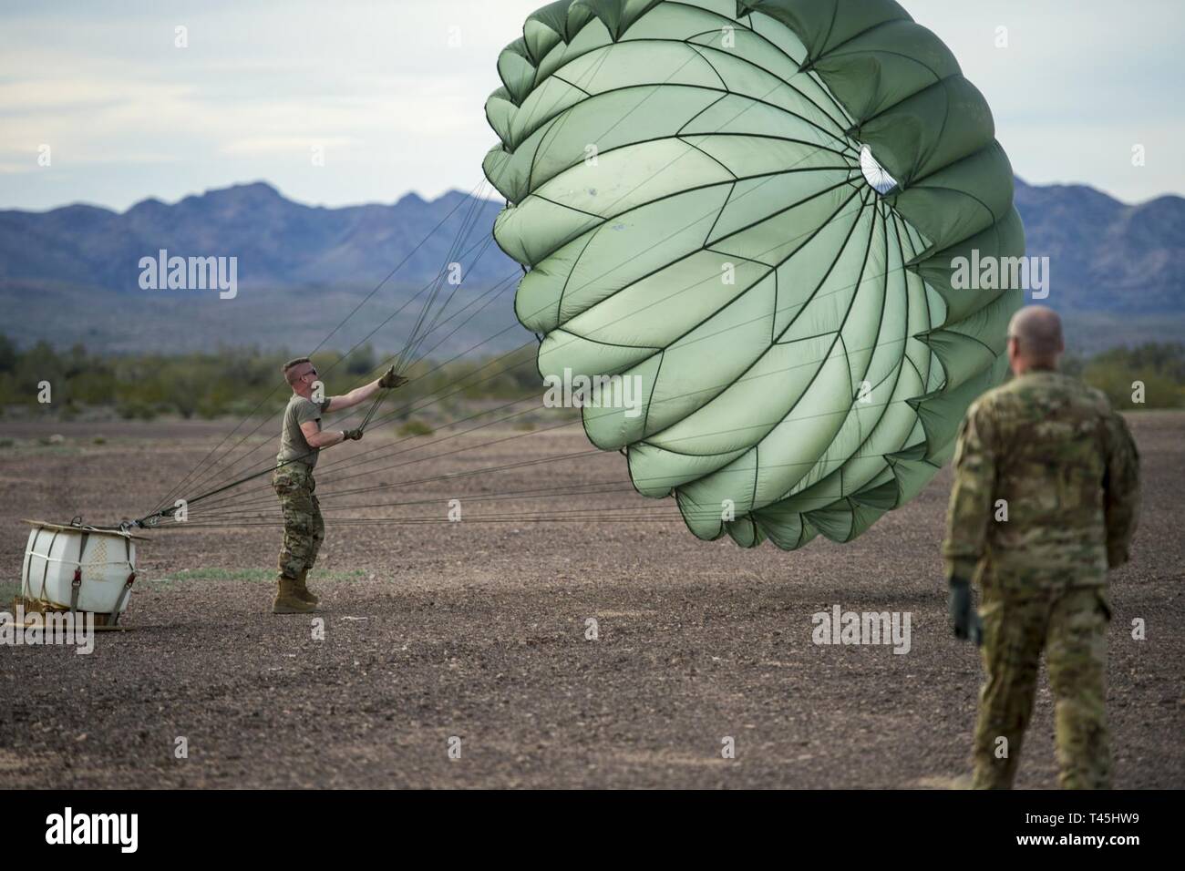 U.S. Air Force Staff Sgt. Nicholas Warren, an air transportation ...
