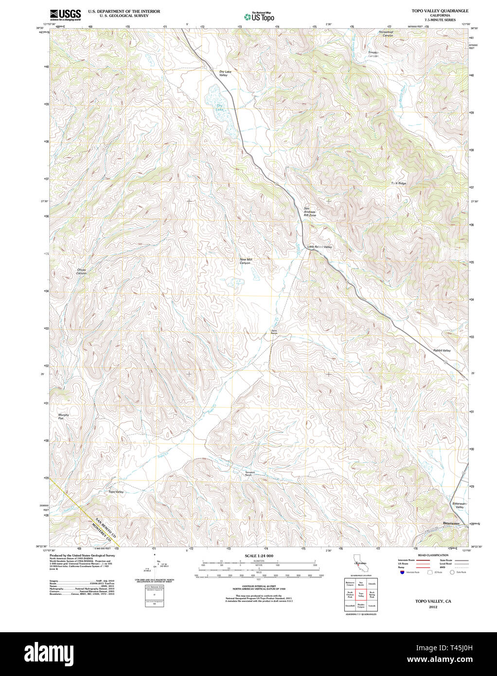 Topo valley hi-res stock photography and images - Alamy
