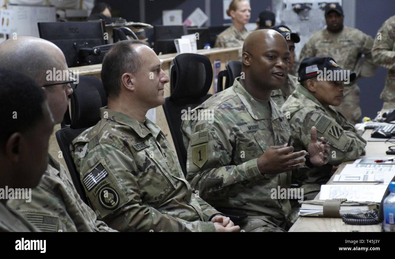 Command Sgt. Maj. Garland K. Moore, 25th Sustainment Brigade senior ...