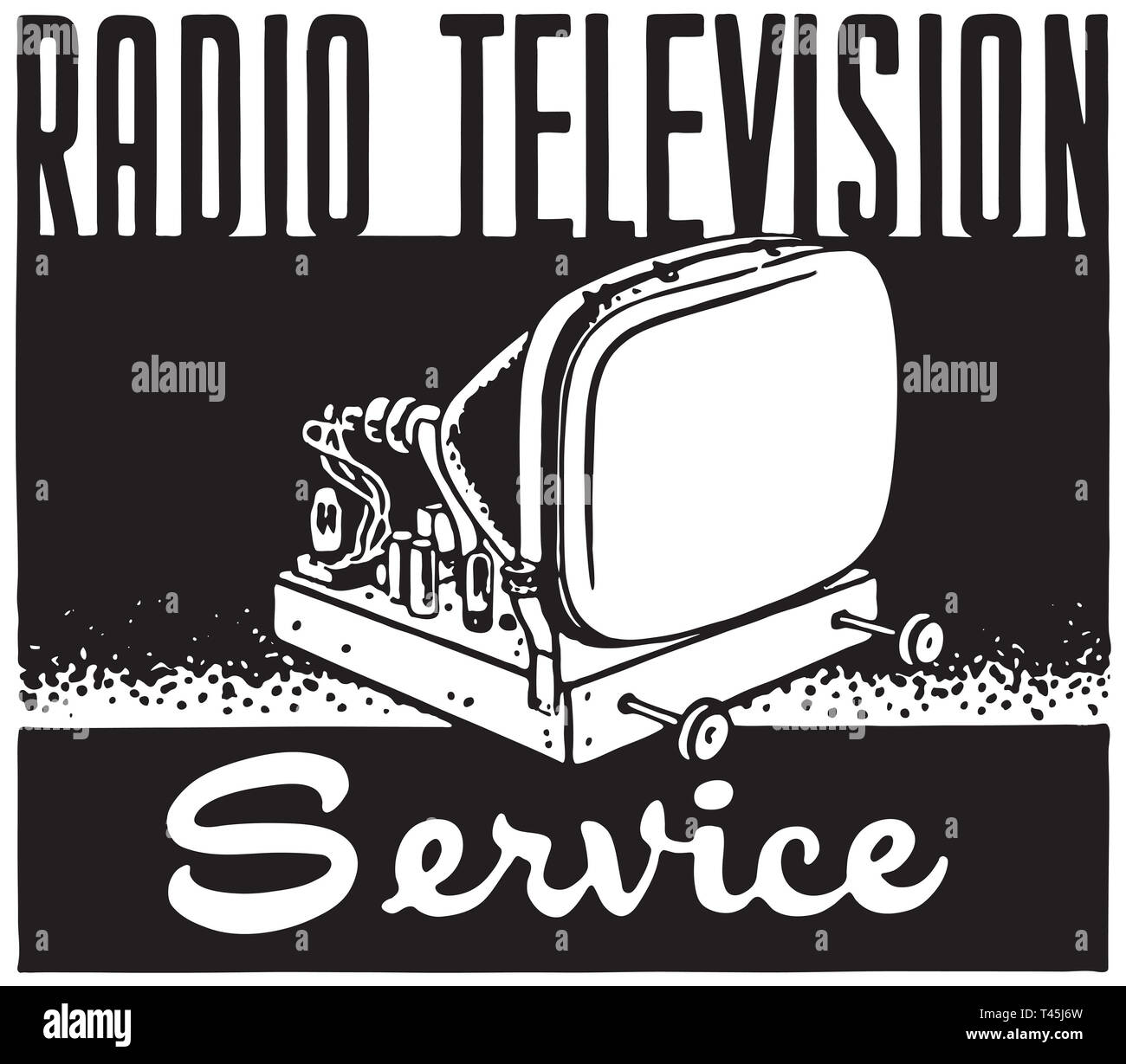 Radio Television Service Stock Photo - Alamy
