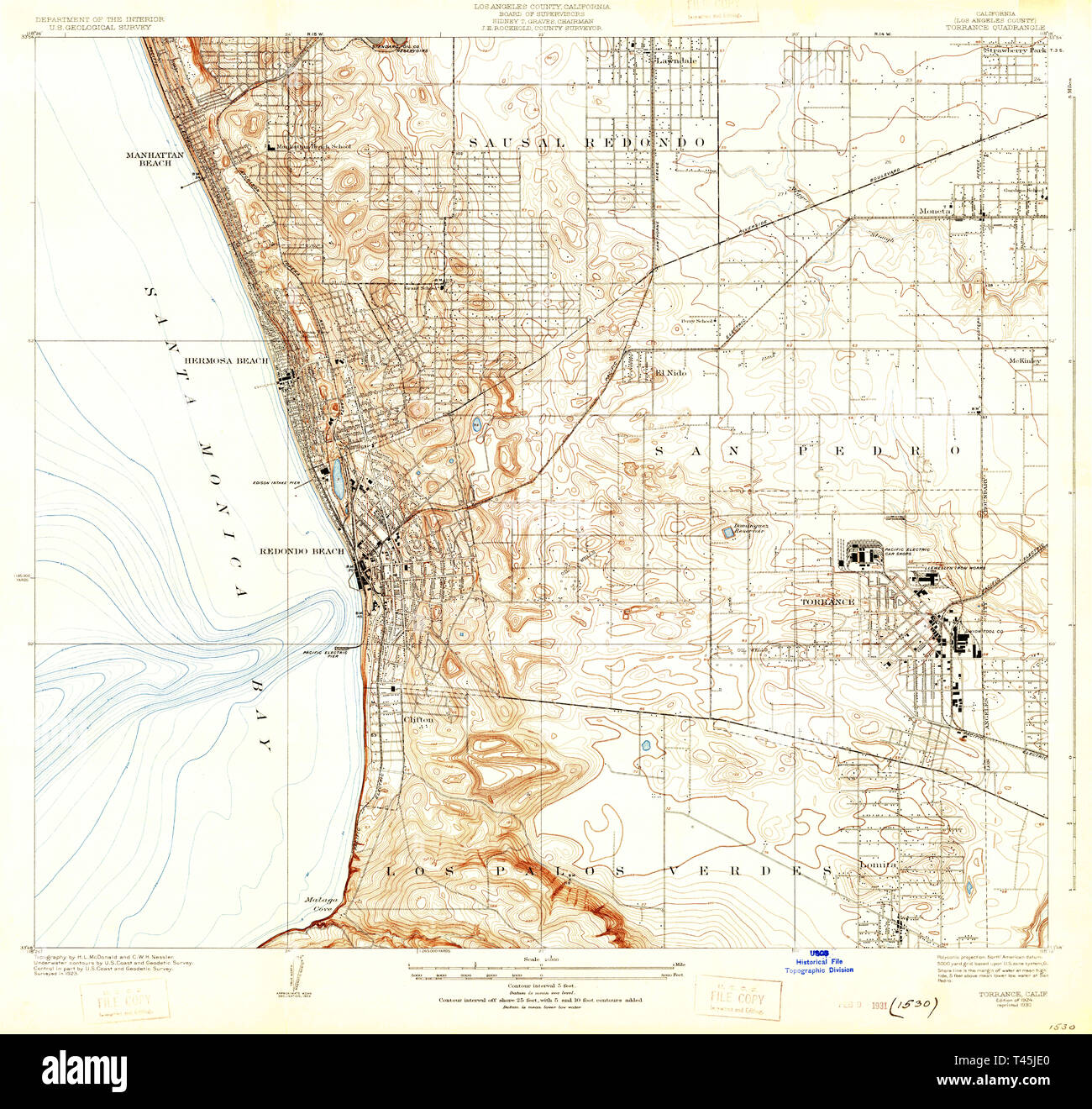 Map of torrance hi-res stock photography and images - Alamy