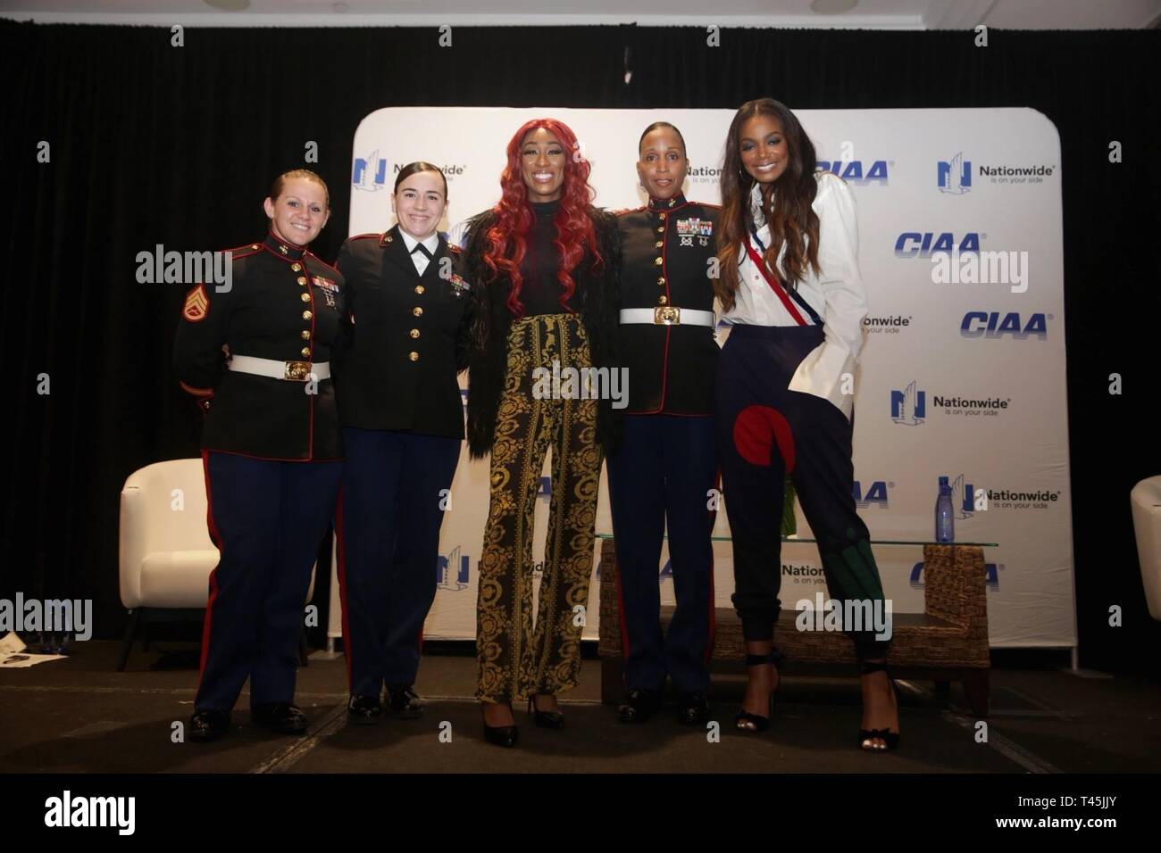 Staff Sgt. Kelly Bushey (left), Staff Sgt. Jessica Murphy, Lala Milan ...