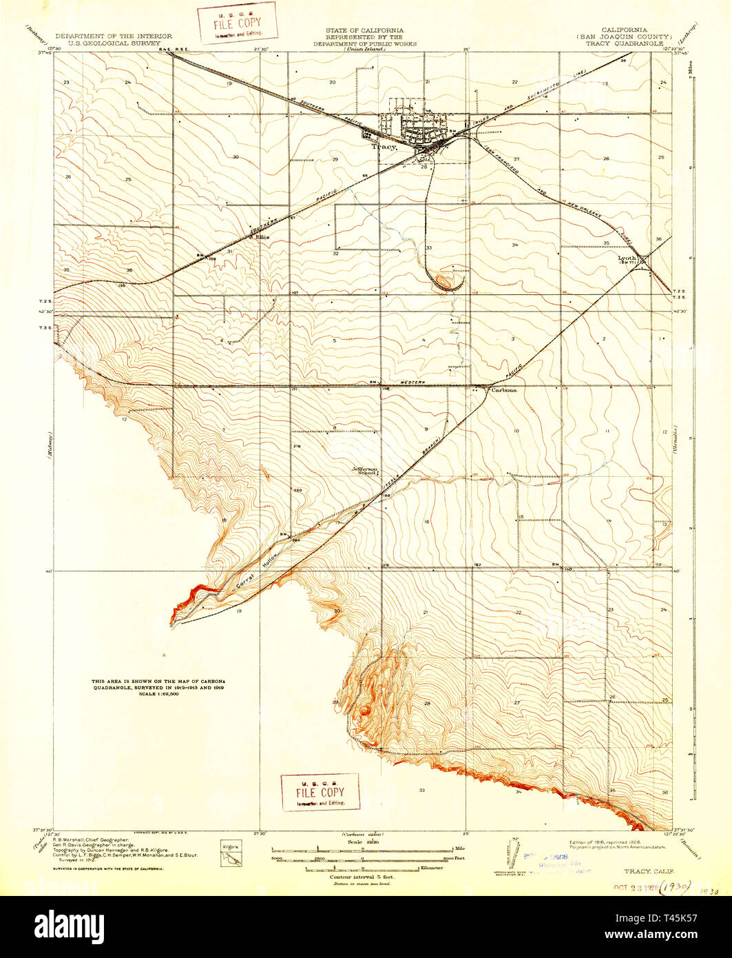 Tracy map hi-res stock photography and images - Alamy