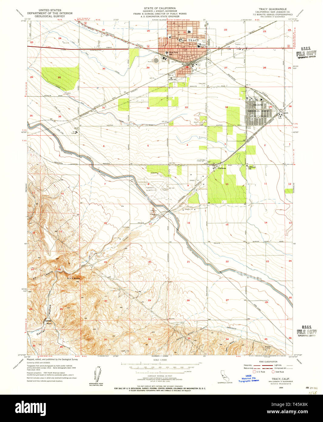 Tracy map hi-res stock photography and images - Alamy