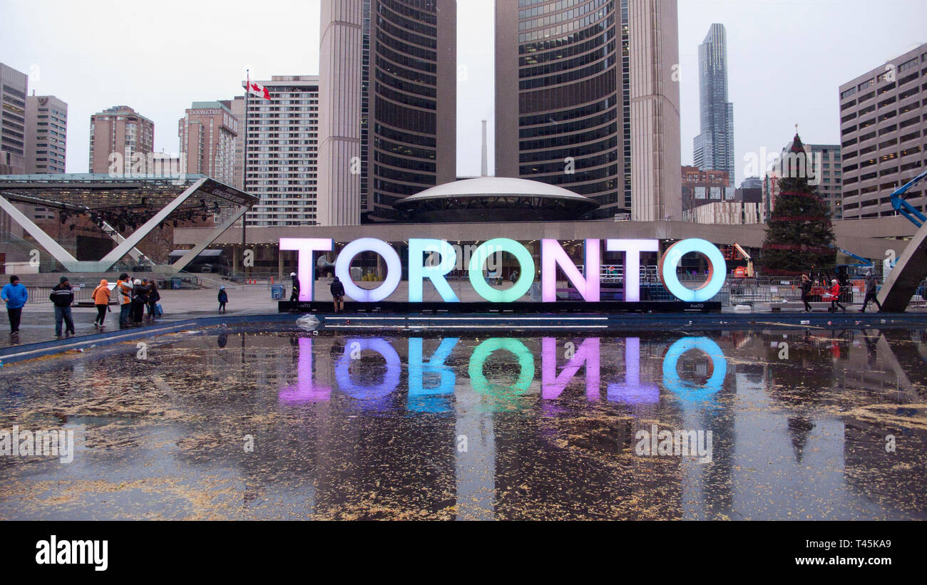 Toronto city name hi-res stock photography and images - Alamy