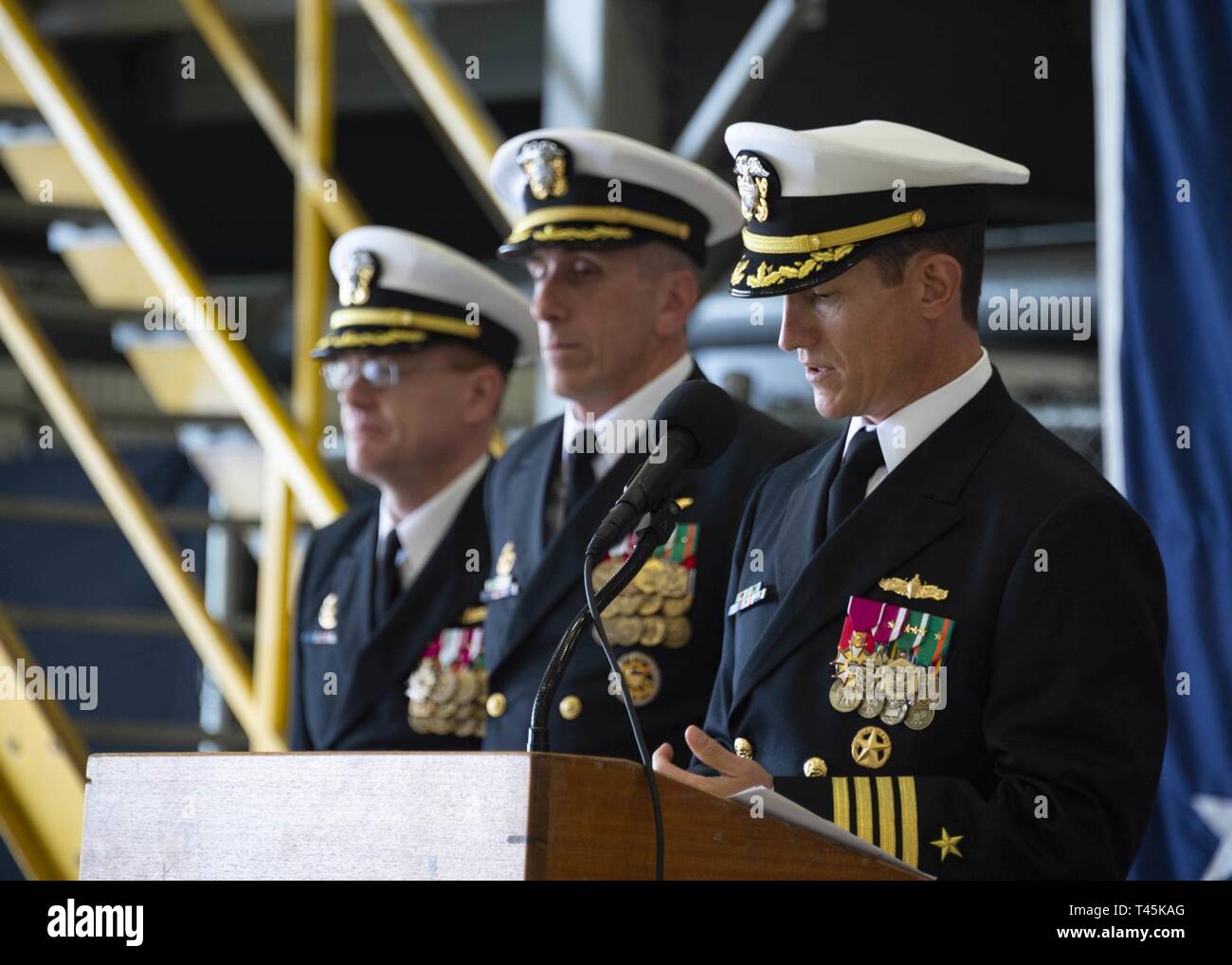 Fla. (March 1, 2019) Capt. Darrell S. Canady, commanding officer of the ...