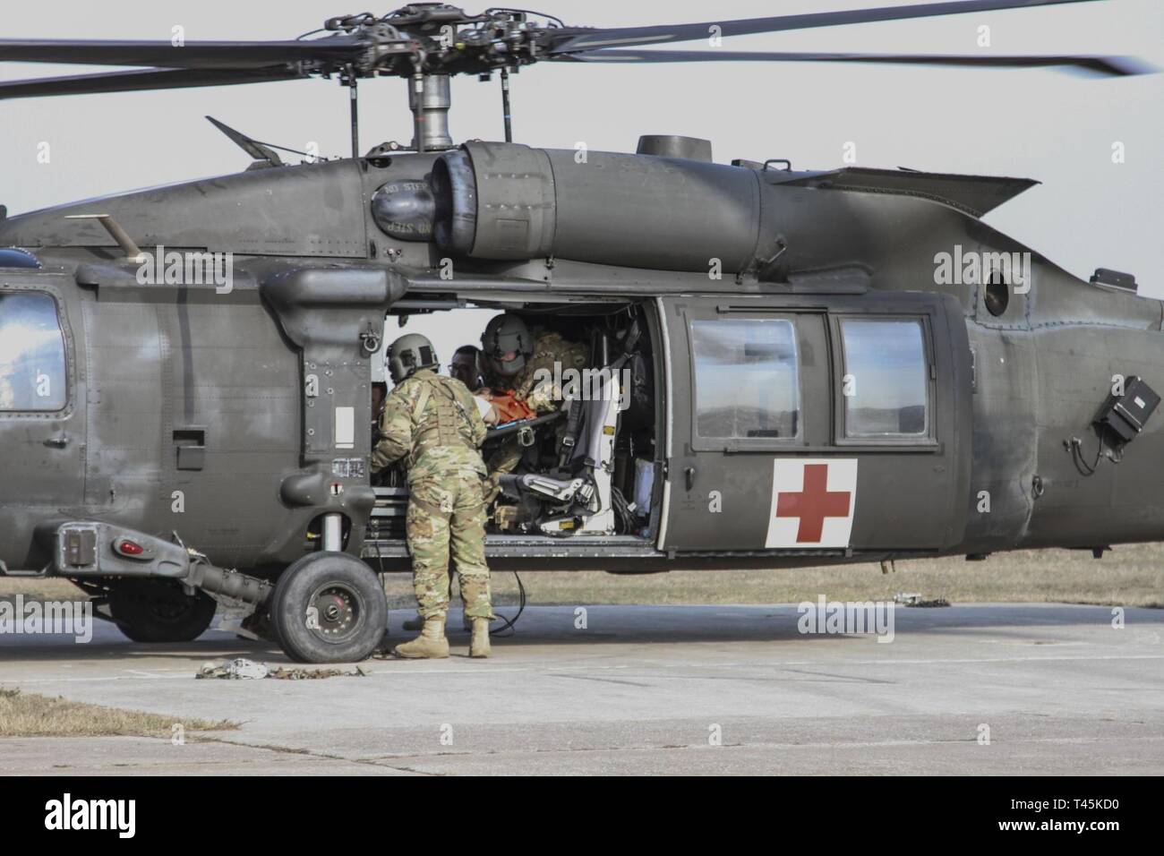 U.S. Army medics and flight team secure U.S. Army Spc. Blanca Lomeli ...