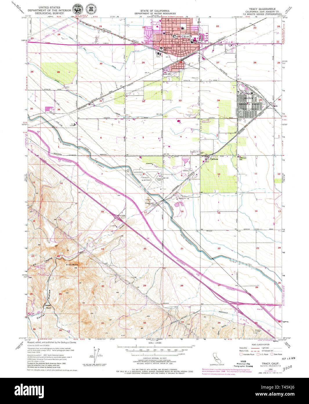 Tracy map hi-res stock photography and images - Alamy