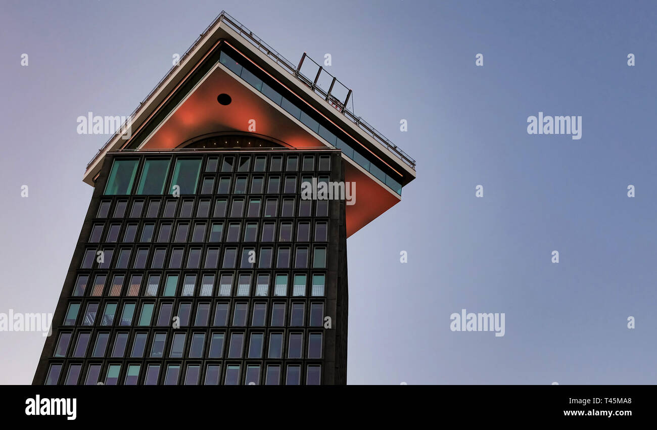 Amsterdam, Netherlands The ADAM Tower in Amsterdam North. There is an ...