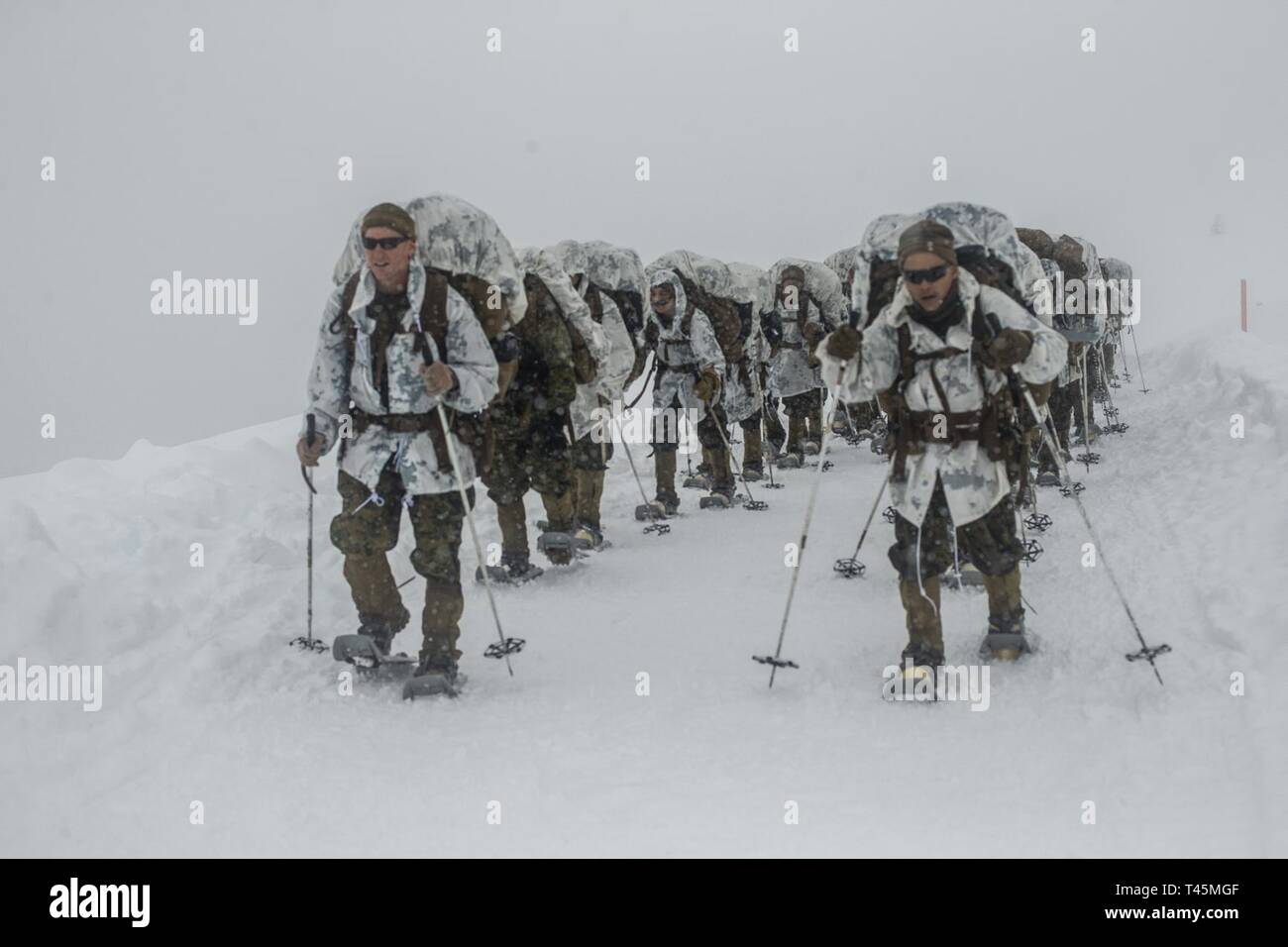 U.S. Marine Corps Col. Michael S. Styskal, left, commanding officer ...