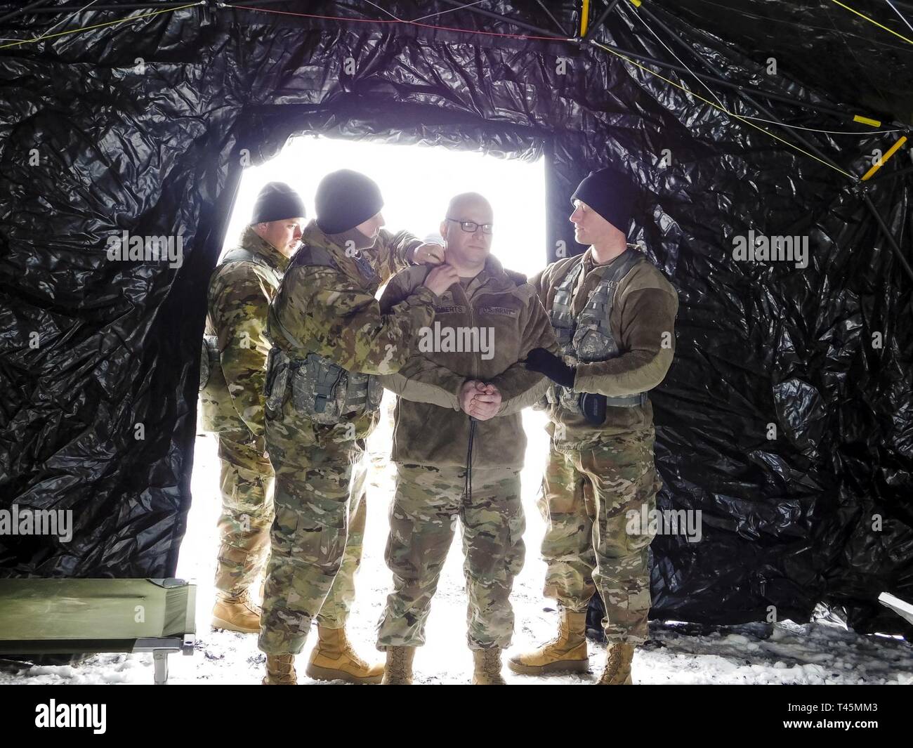 U.S. Army Reserve Soldiers from the 744th Military Police Battalion ...