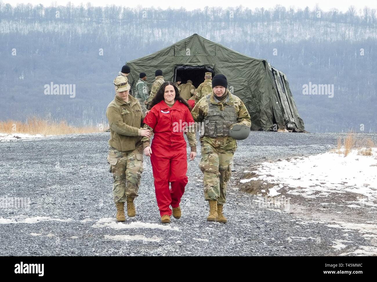 U.S. Army Reserve Soldiers from the 744th Military Police Battalion ...