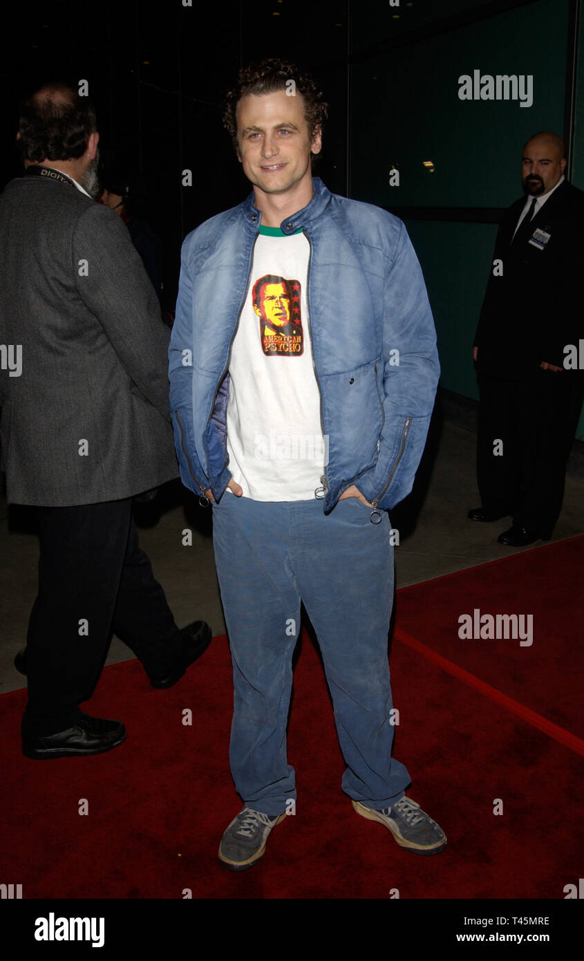 LOS ANGELES, CA. January 08, 2003: Actor DAVID MOSCOW at the Los ...