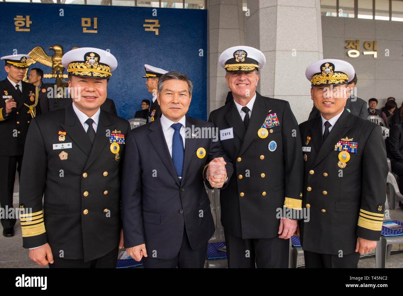 JINHAE, Republic of Korea (March 05, 2019) Rear Adm. Michael E. Boyle ...