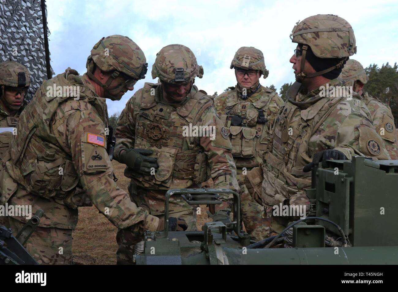 Lt. Col. Charles Knoll, commander of Field Artillery Squadron, 2nd ...