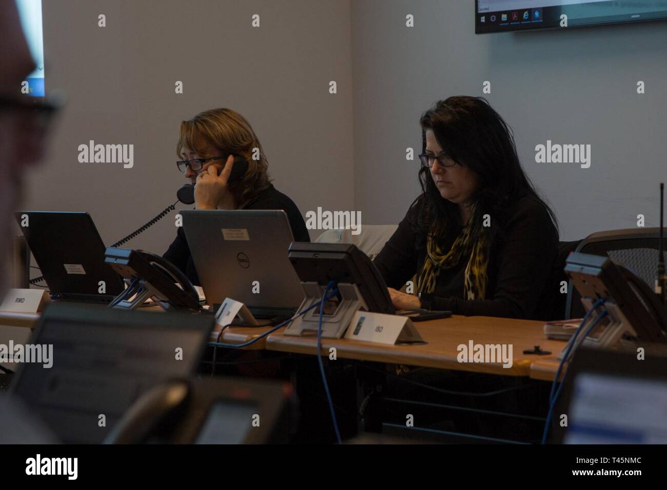 Lisa Skinner, Ft. AP Hill Resource Management Director, and Susan ...