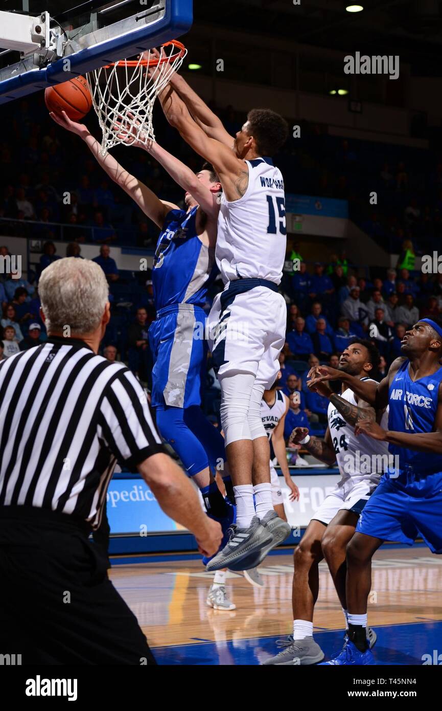 U.S. Air Force Academy -- Air Force Falcons guard Chris Joyce goes up ...