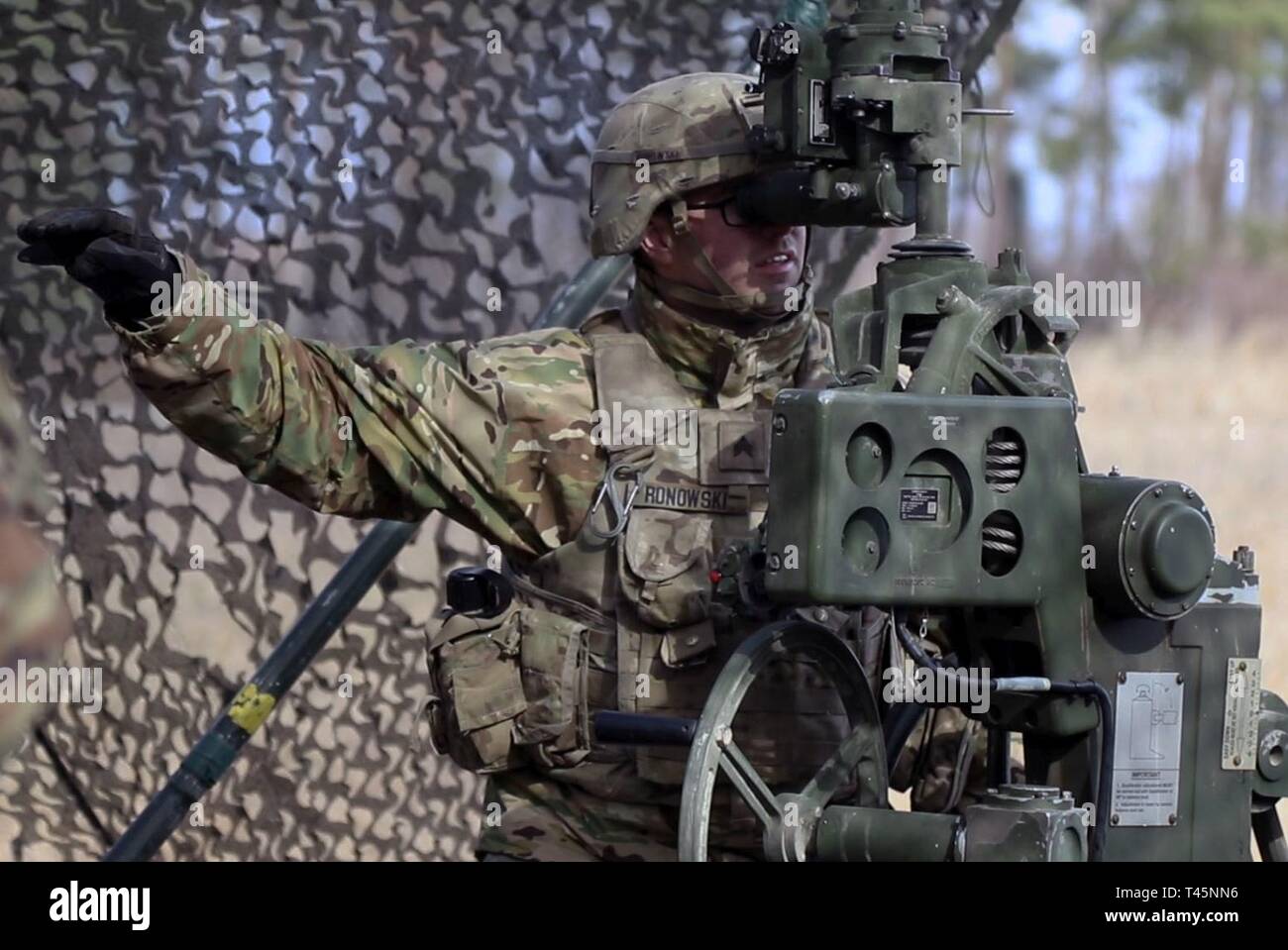 Archer battery field artillery squadron hi-res stock photography and ...
