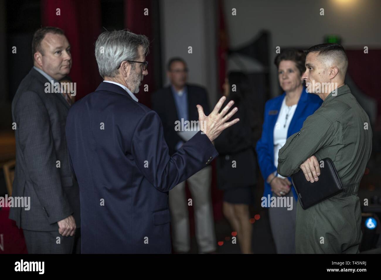 Commanding officer of marine corps air station miramar hi-res stock ...