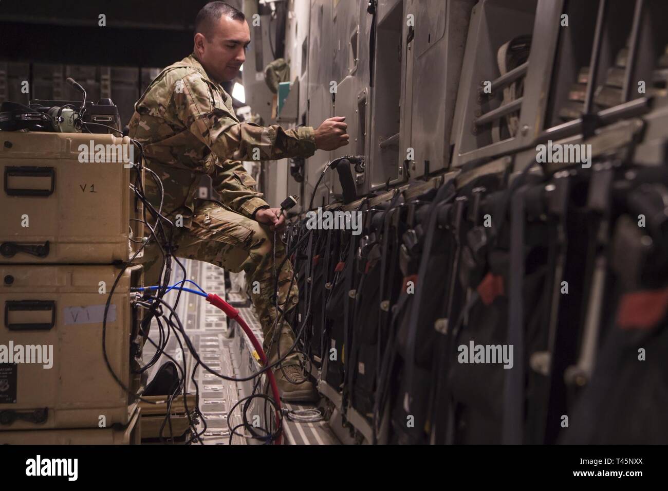 Master Sgt. Richard Barragan, 379th Expeditionary Communications ...