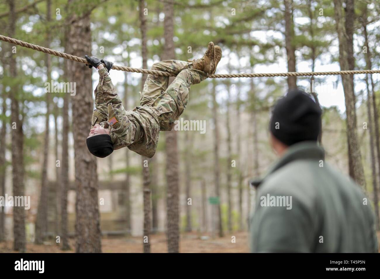 Spc. Lynn Cox, with the North Carolina National Guard's 626th Supply ...