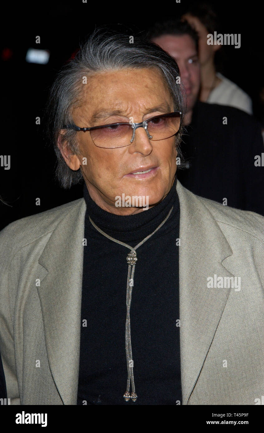 LOS ANGELES, CA. January 17, 2003: Producer ROBERT EVANS & date at the ...