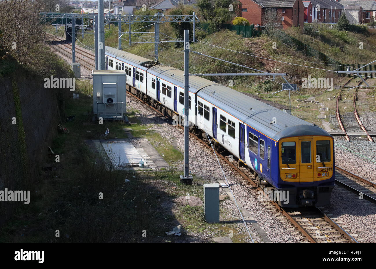 Class 319 Northern electric multiple unit train operated by Northern ...
