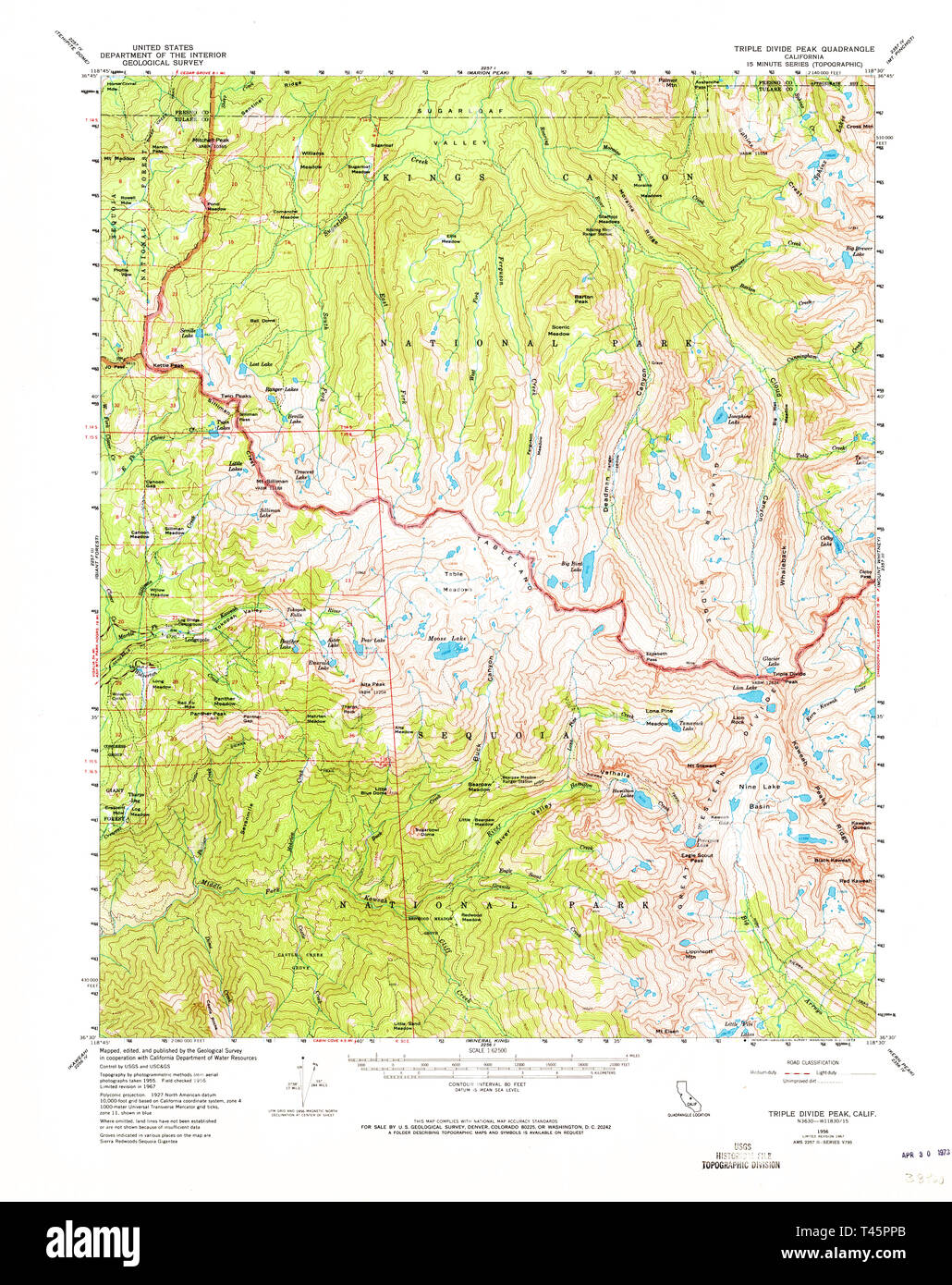 Triple divide peak Cut Out Stock Images & Pictures - Alamy