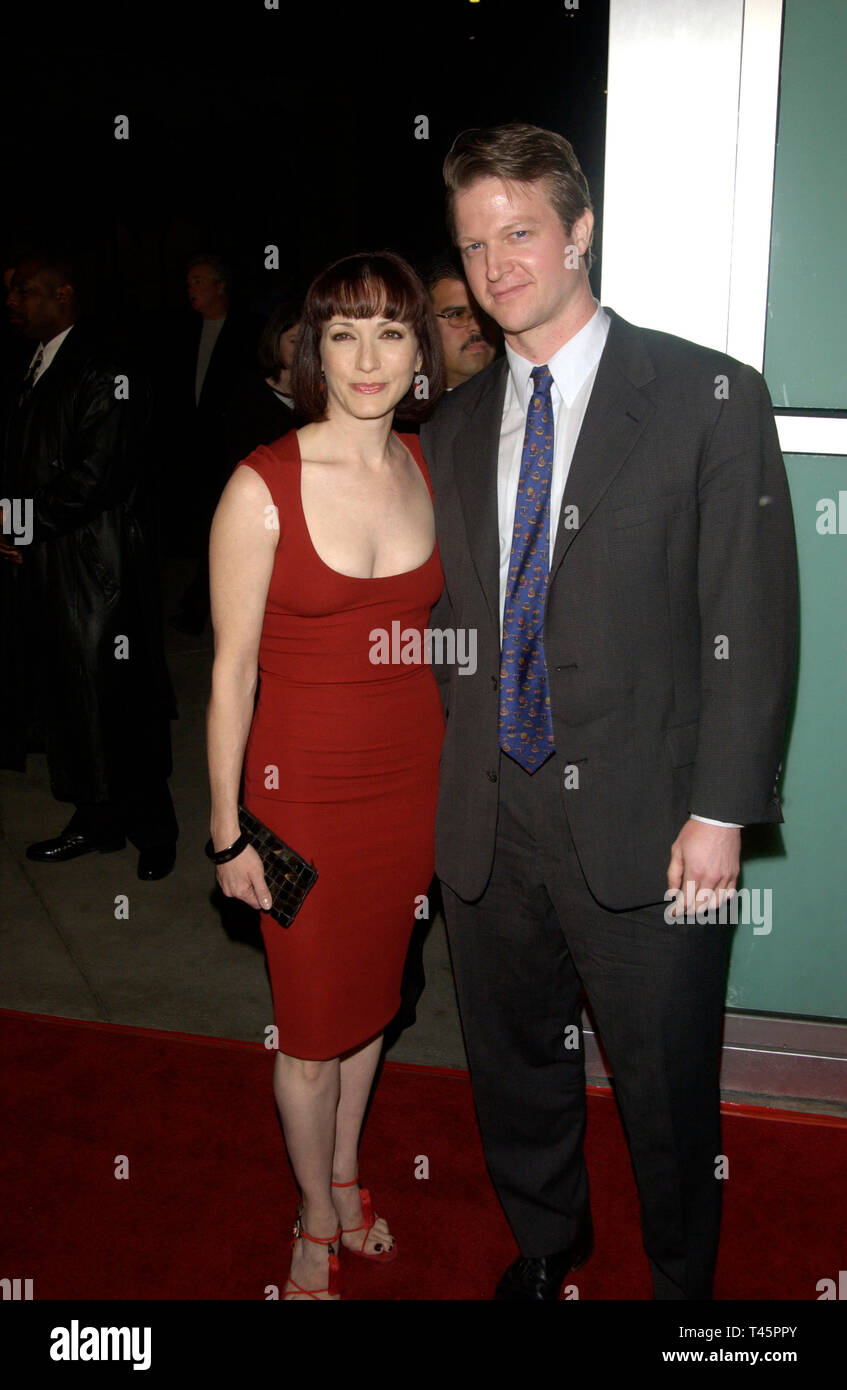 LOS ANGELES, CA. January 27, 2003: Actress BEBE NEUWIRTH & husband at ...