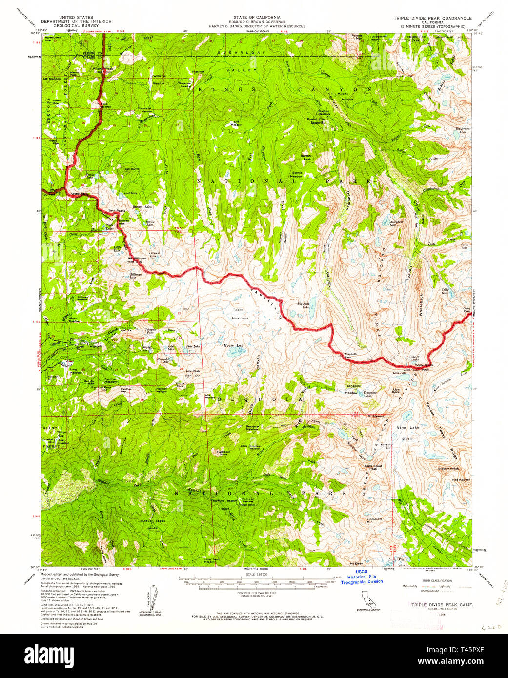 Divide peak california hi-res stock photography and images - Alamy