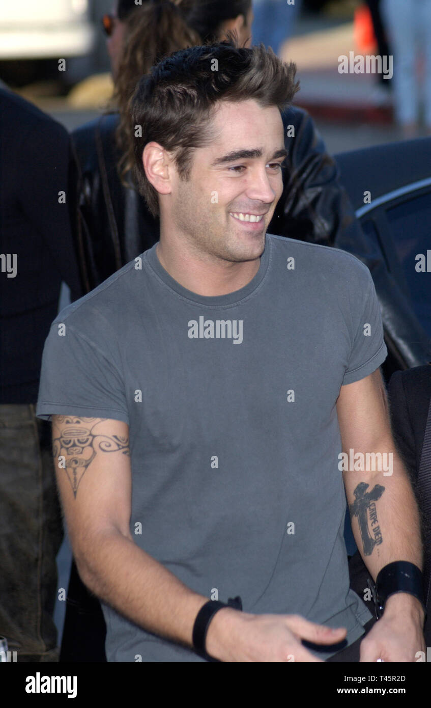 LOS ANGELES, CA. February 09, 2003: Actor COLIN FARRELL at the Los ...