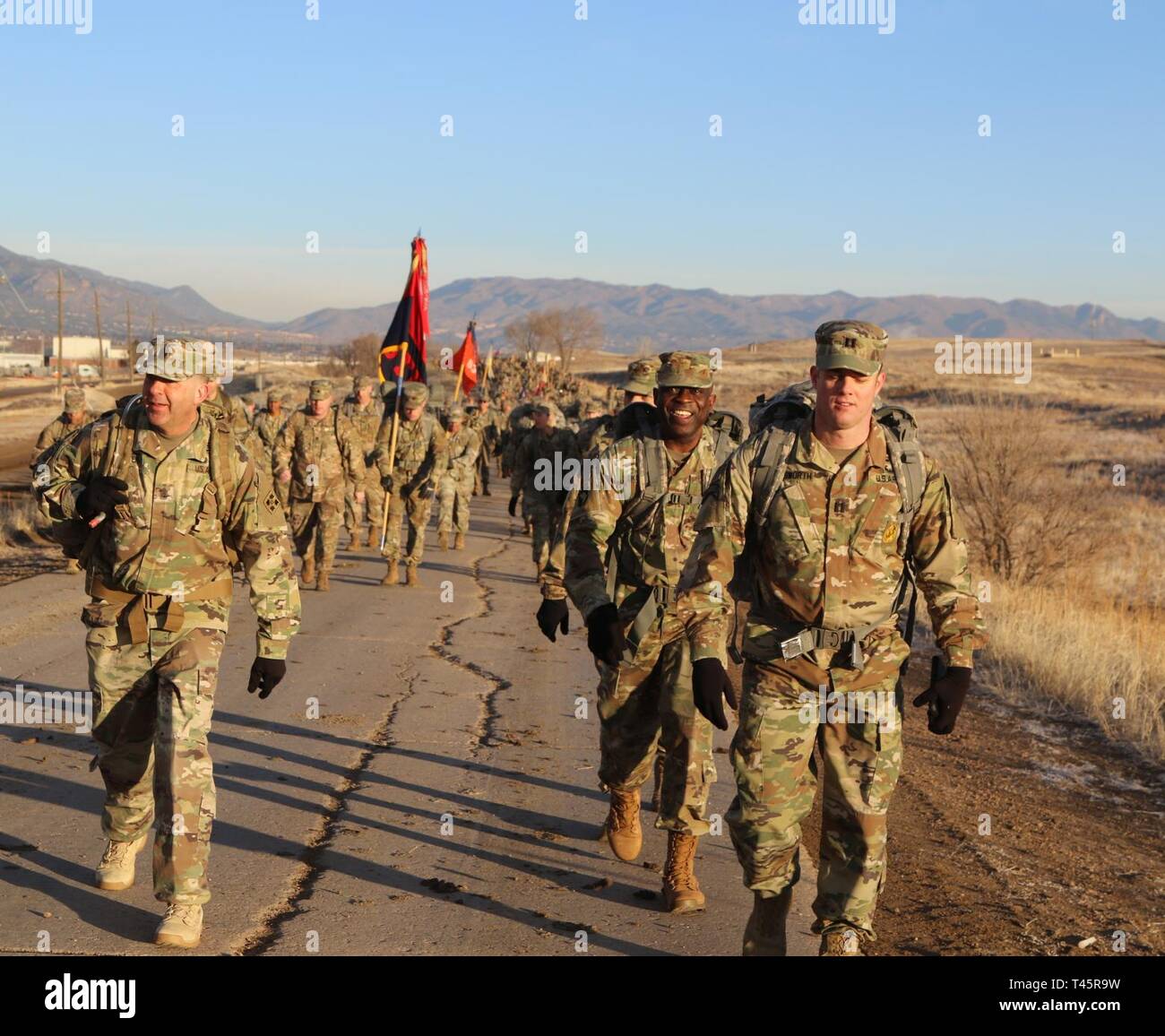 Command Sgt. Maj. Jerel B. Foster(left), command sergeant major 4th ...
