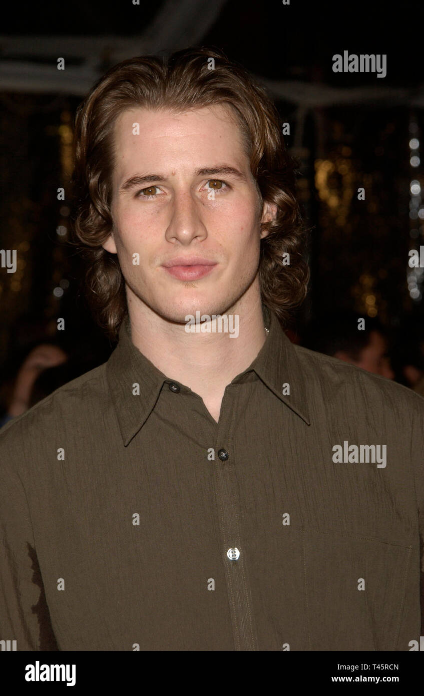 LOS ANGELES, CA. February 13, 2003: Actor BRENDAN FEHR at the world ...