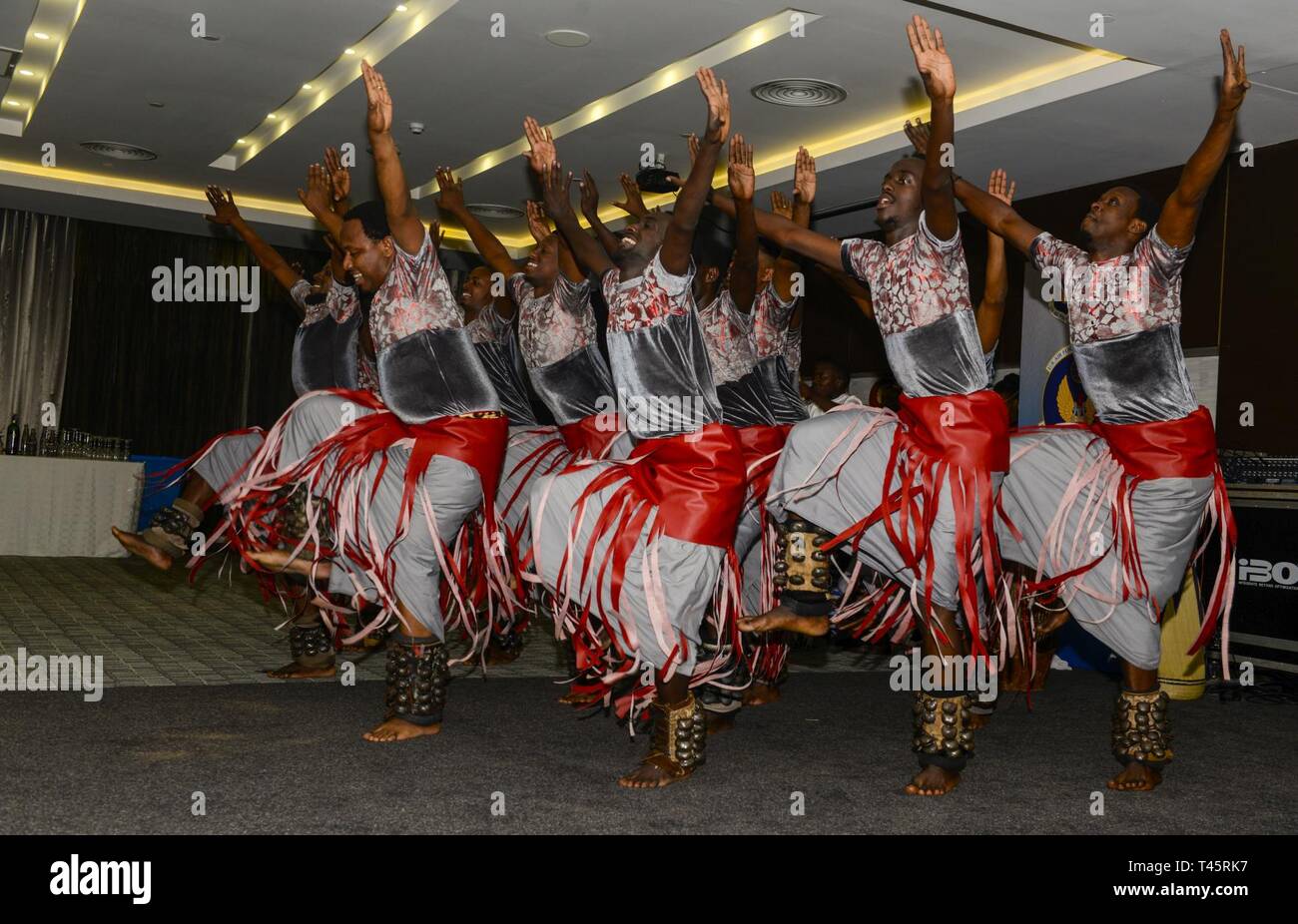 Rwandan artists with LEAF Community Arts perform a traditional Rwandan ...