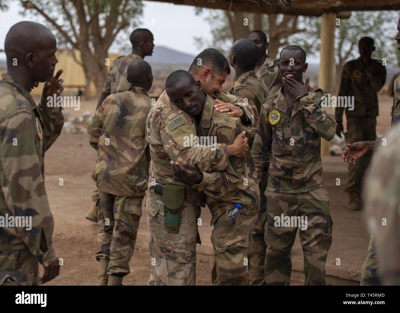 A U.S. Army Soldier with 1-141 Infantry Regiment, Task Force Alamo ...