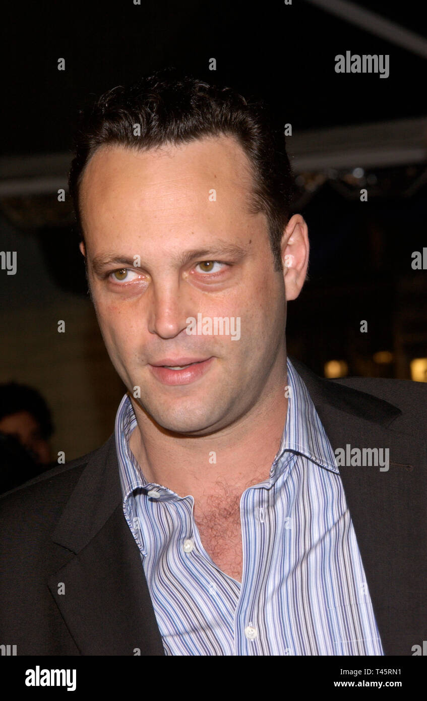 LOS ANGELES, CA. February 13, 2003: Actor VINCE VAUGHN at the world ...