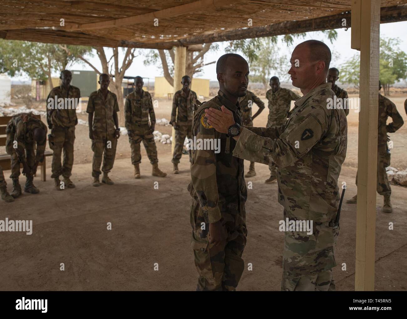 U.S. Army 1st Lt. Lance Norton, officer in charge of the Rapid ...