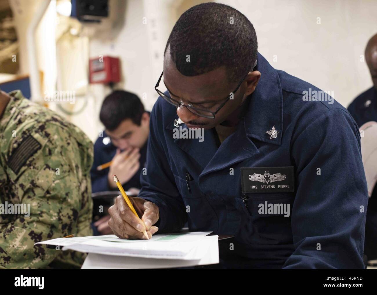 Petty officer first class advancement exam hi-res stock photography and ...