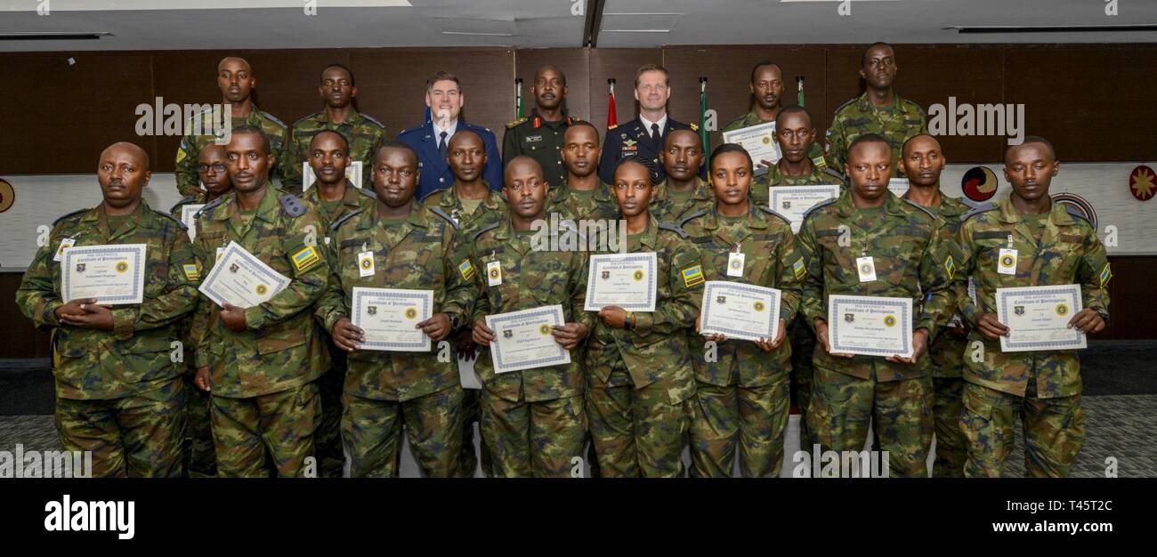 Air force delegates from Rwanda receive certificates of participation ...
