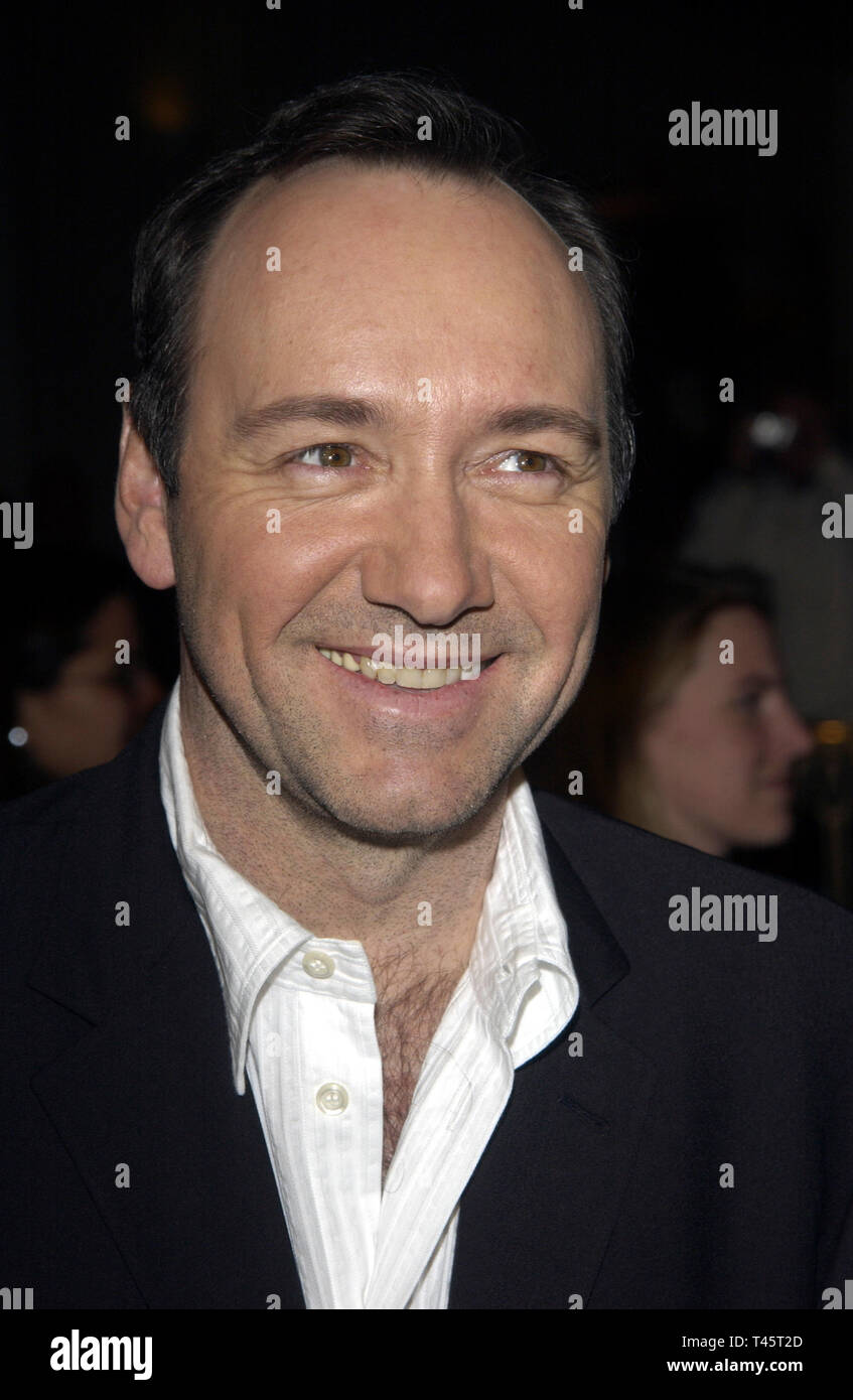 LOS ANGELES, CA. February 18, 2003: Actor KEVIN SPACEY at the Los ...