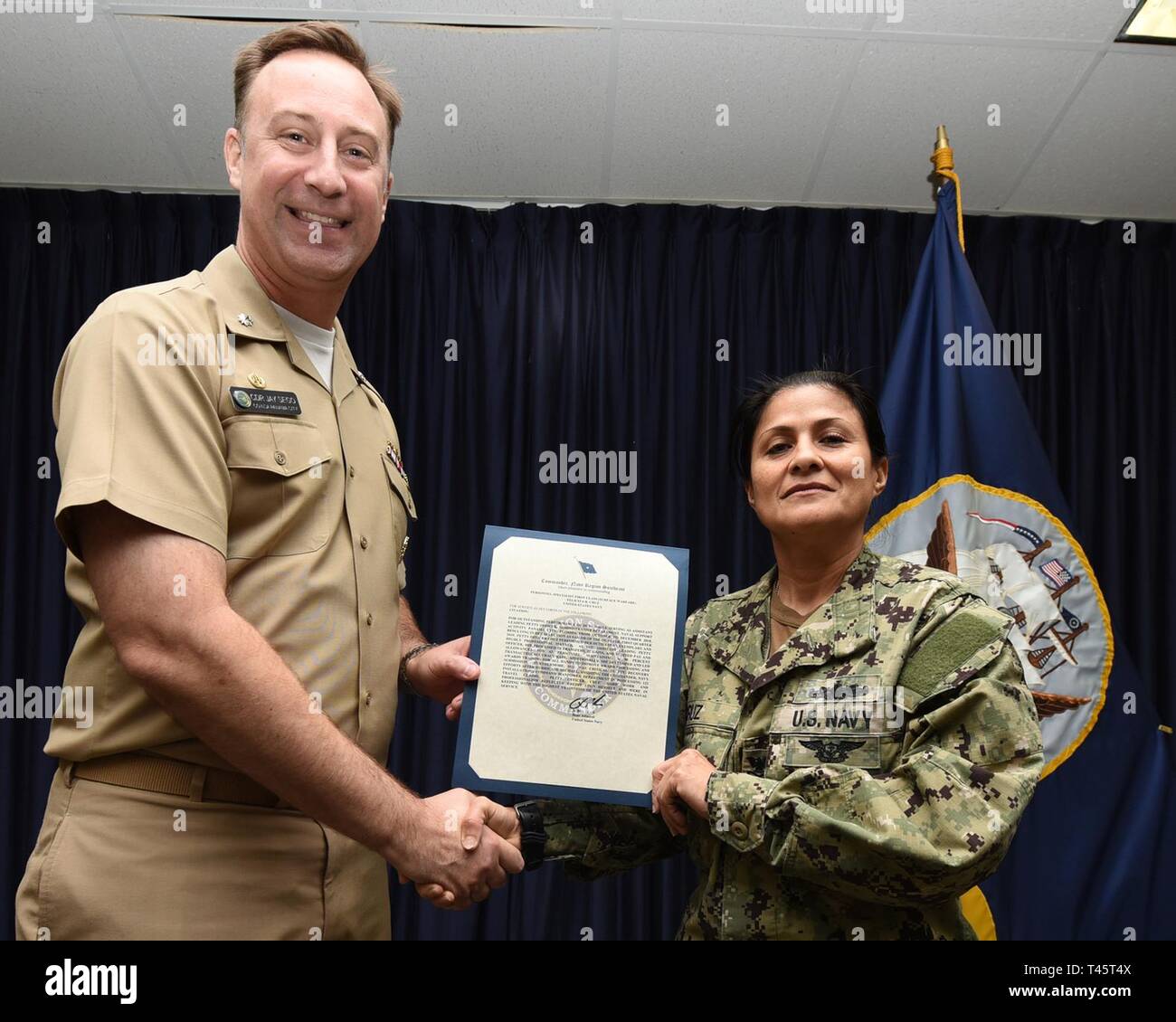 Assistant leading petty officer hi-res stock photography and images - Alamy
